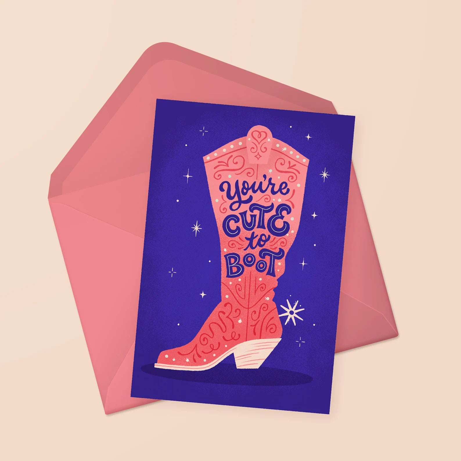 Cute to Boot Card – Press Shop